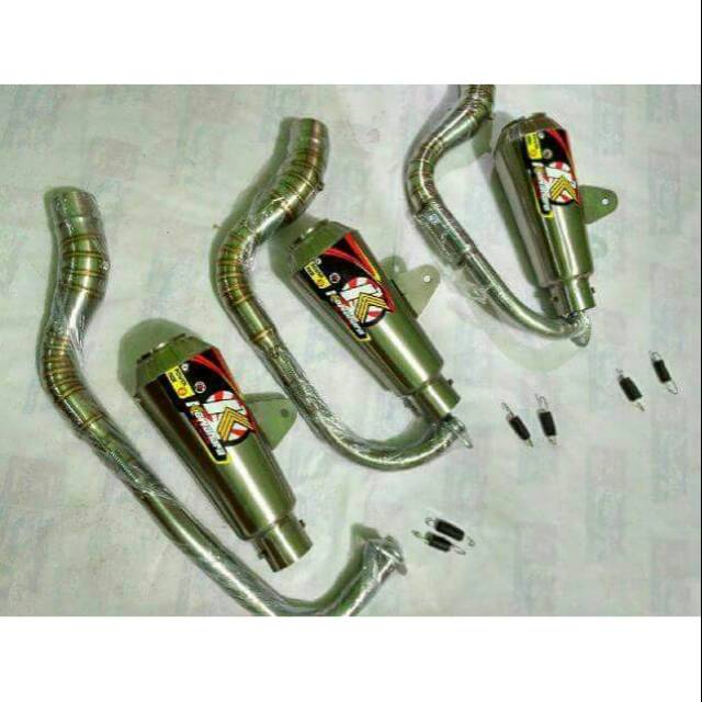 Jual fullsystem Knalpot Racing Yamaha Mio sporty Mio J Beat Fi Vario ...