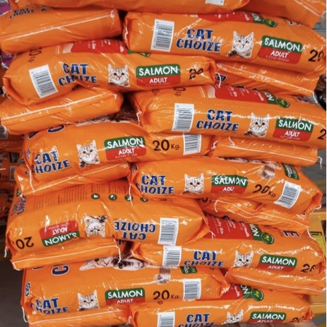Jual Makanan Kucing CAT CHOIZE 20kg Cat Choize Salmon 20kg Cat Food Cat ...