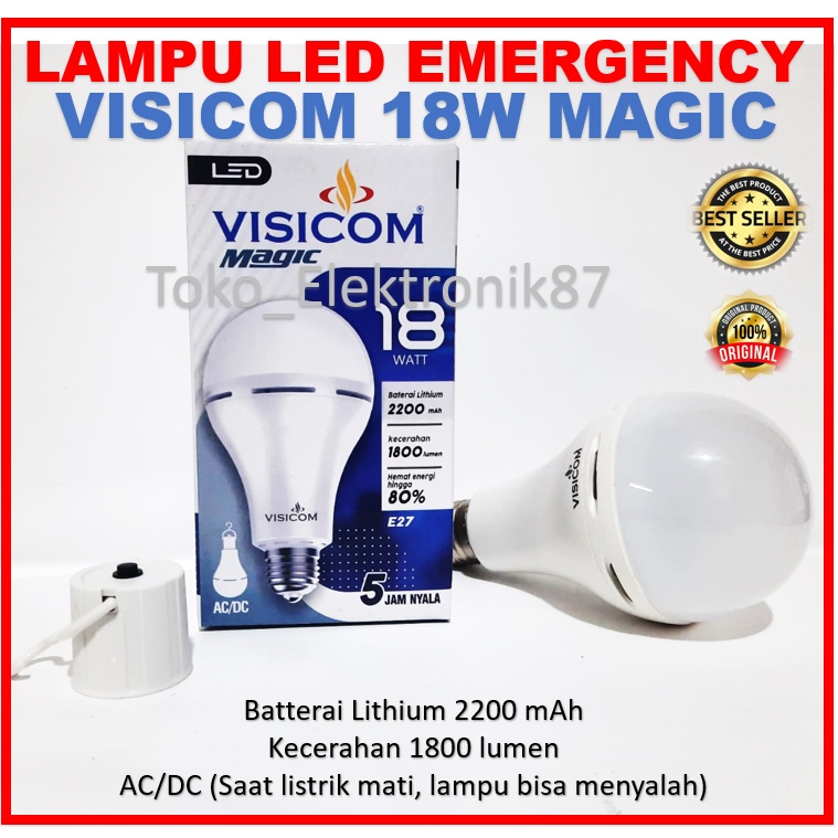 Jual Lampu Led Magic Visicom Emergency | Shopee Indonesia
