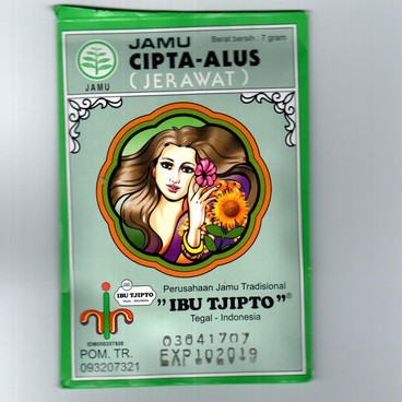 Jual CIPTA ALUS - JAMU TRADISIONAL IBU TJIPTO isi 10 saset | Shopee ...