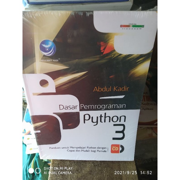 Jual Buku dasar pemrograman python 3 panduan untuk mempelajari python ... Jual Buku dasar pemrograman python 3 panduan untuk mempelajari python ...