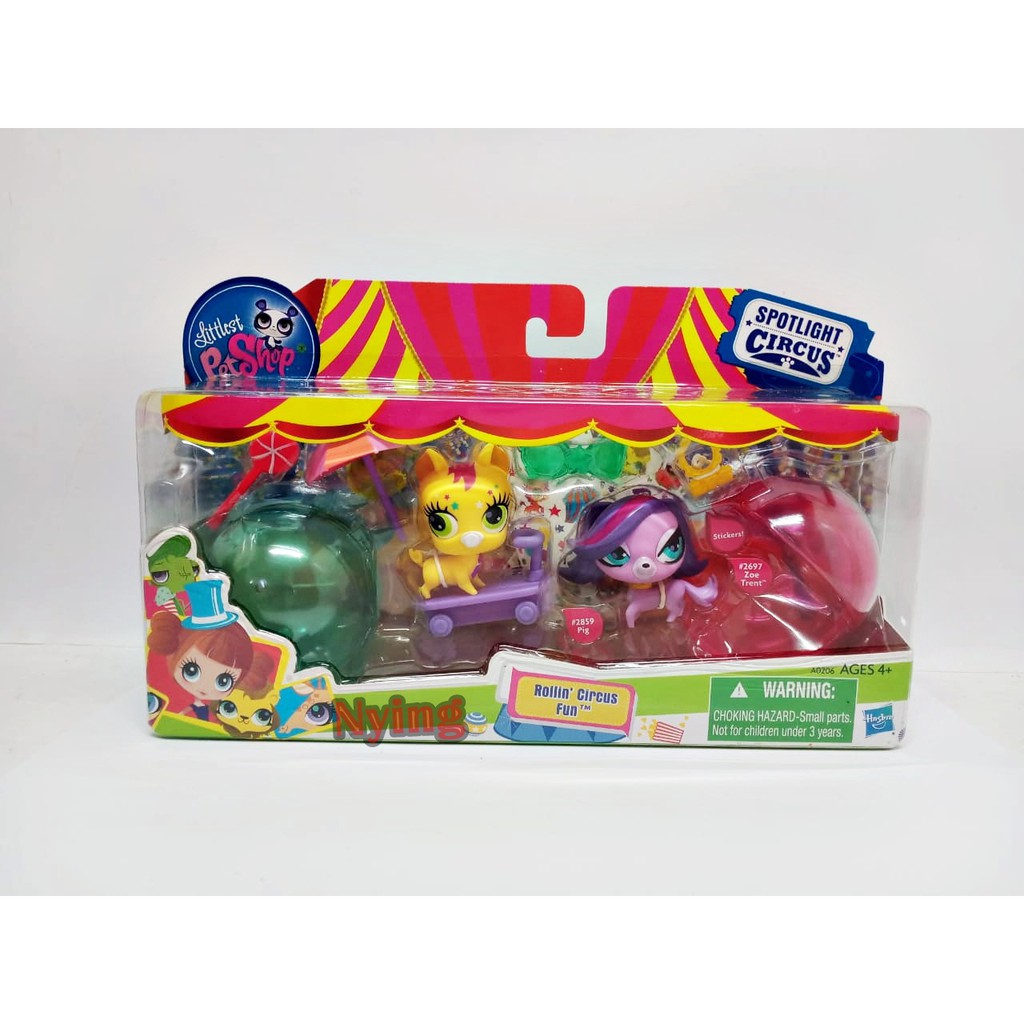 Jual Littlest Pet Shop Spotlight Circus Rollin' Circus Fun Figure 2 ...