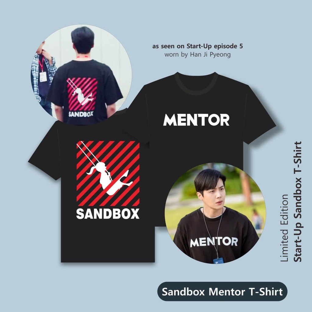 Jual KAOS MENTOR START-UP SANDBOX DRAKOR KOREA T-SHIRT BAJU KIM SEON HO ...