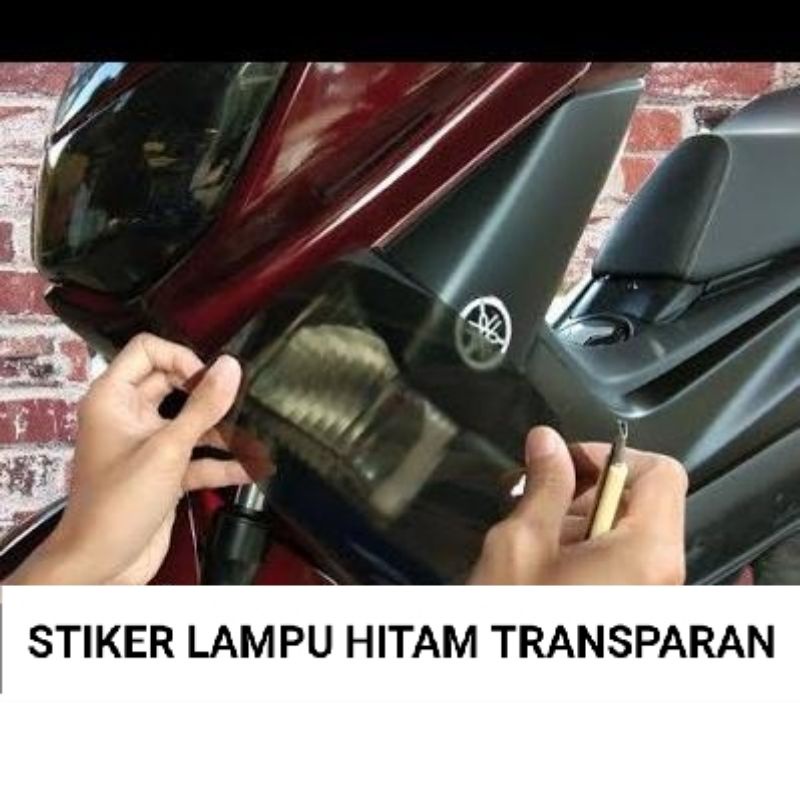 Jual Sticker Lampu Motor dan Mobil Hitam Transparan | Shopee Indonesia