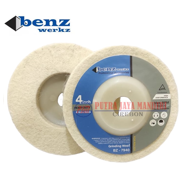 Jual Benz Wool Poles 4 Inch / Grinding Wool 4 inch / Mata Gerinda Poles ...
