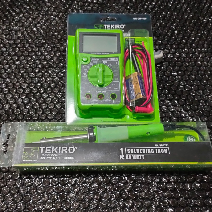 Jual Tekiro Multitester Dan Solder Listrik Tekiro - Solder Listrik Dan ...