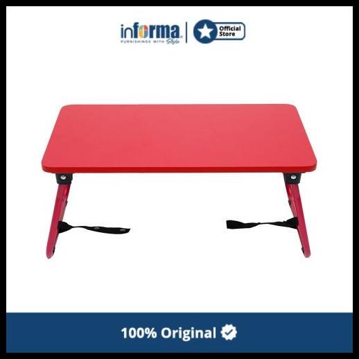 Jual Informa-Meja LipatMeja LaptopMini Oxy Folding Table W/ Strap Red ...