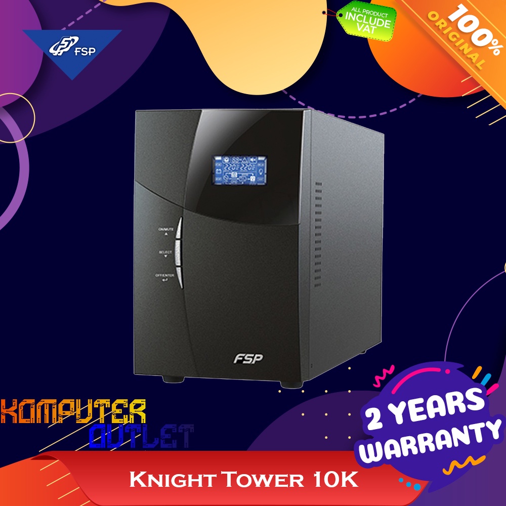 Jual FSP UPS KNIGHT TOWER 10K 1000VA ONLINE UPS | Shopee Indonesia