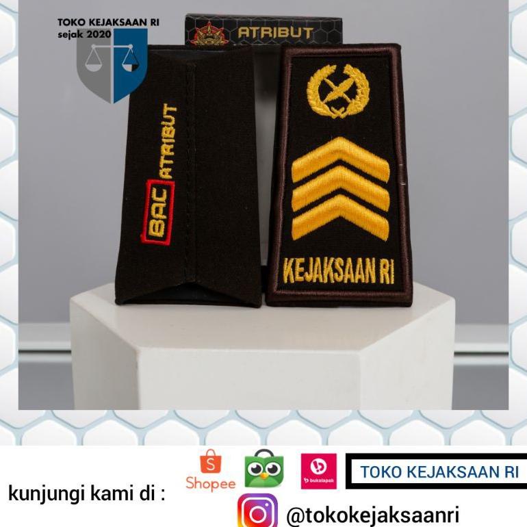 Jual Pangkat Pdh Bordir Gol 2C Iic Kejaksaan Ri Tu Bac Atribut | Shopee ...