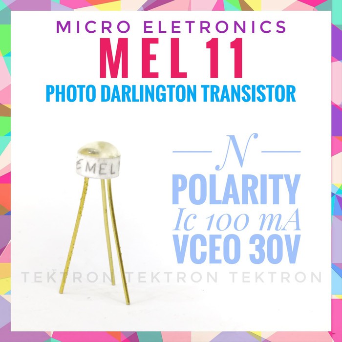Jual Micro Electronics MEL11 Photo Darlington Transistor N polarity tr ...