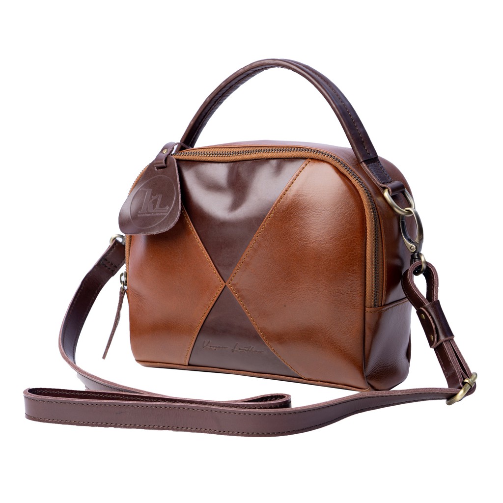 Jual Kenes Leather Sling Bag Wanita Tas Selempang Kulit Asli NAILA ...