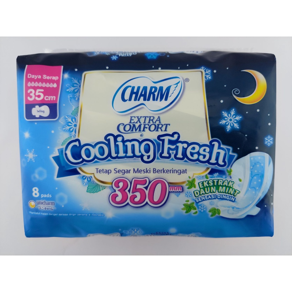 Jual CHARM COOLING NIGHT WING 35 CM ISI 8 PEMBALUT CHARM MURAH | Shopee ...