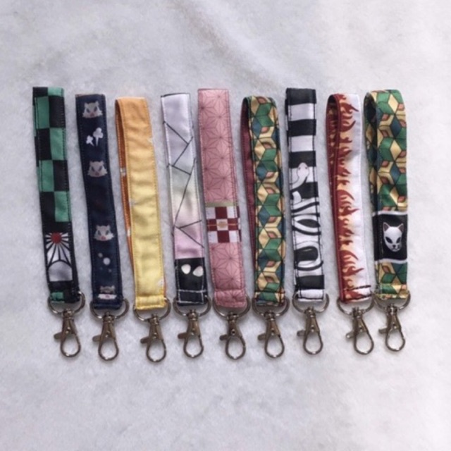 Jual Kimetsu no Yaiba KNY demon slayer SHORT STRAP (fan merch byKrn ...