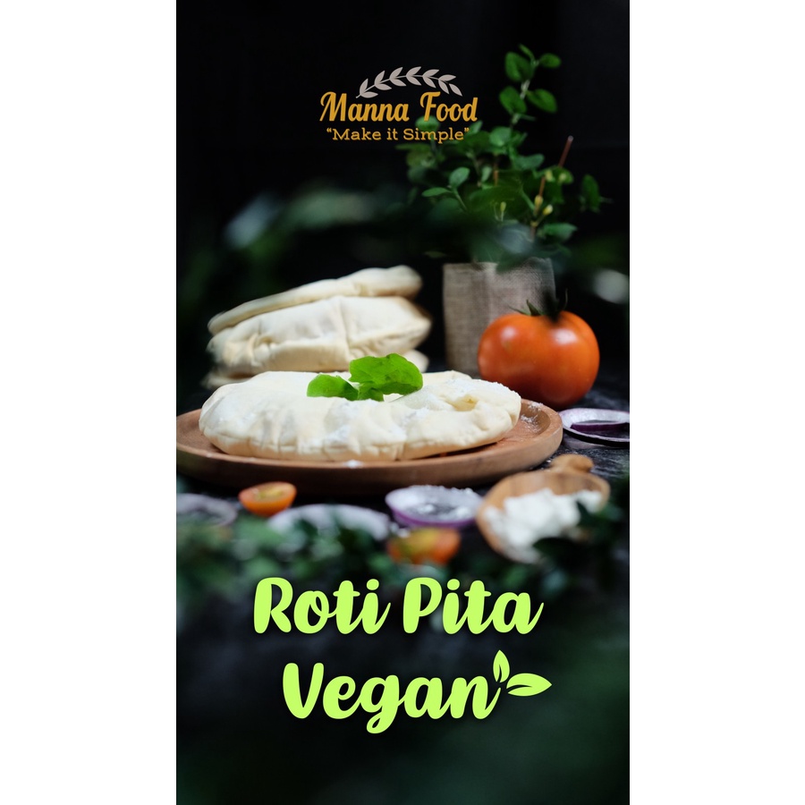 Jual Roti Pita Vegan 1 pack isi 10 Pcs | Shopee Indonesia
