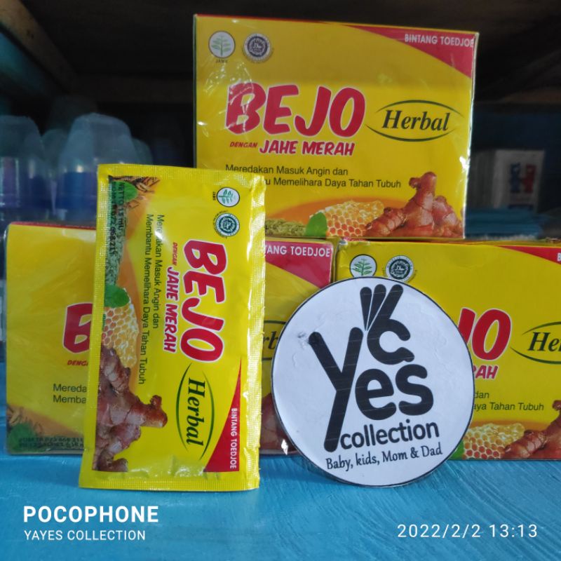 Jual Bejo Jahe Merah 1 PCS Sachet Saset Meredakan Masuk Angin Daya ...