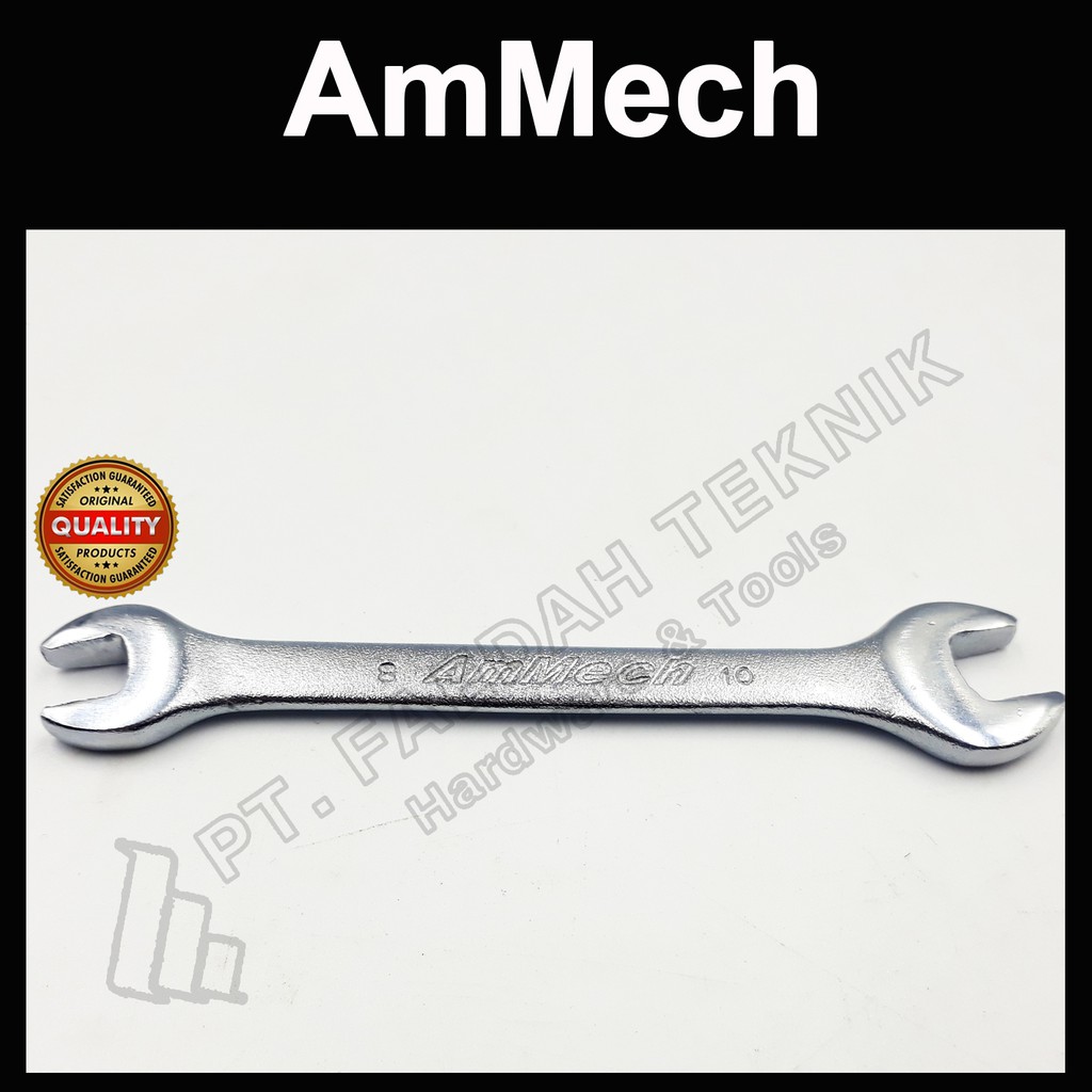 Jual AMMECH OE0810 - DOUBLE OPEN END WRENCH IMP SIZE 08x10 MM | Shopee ...