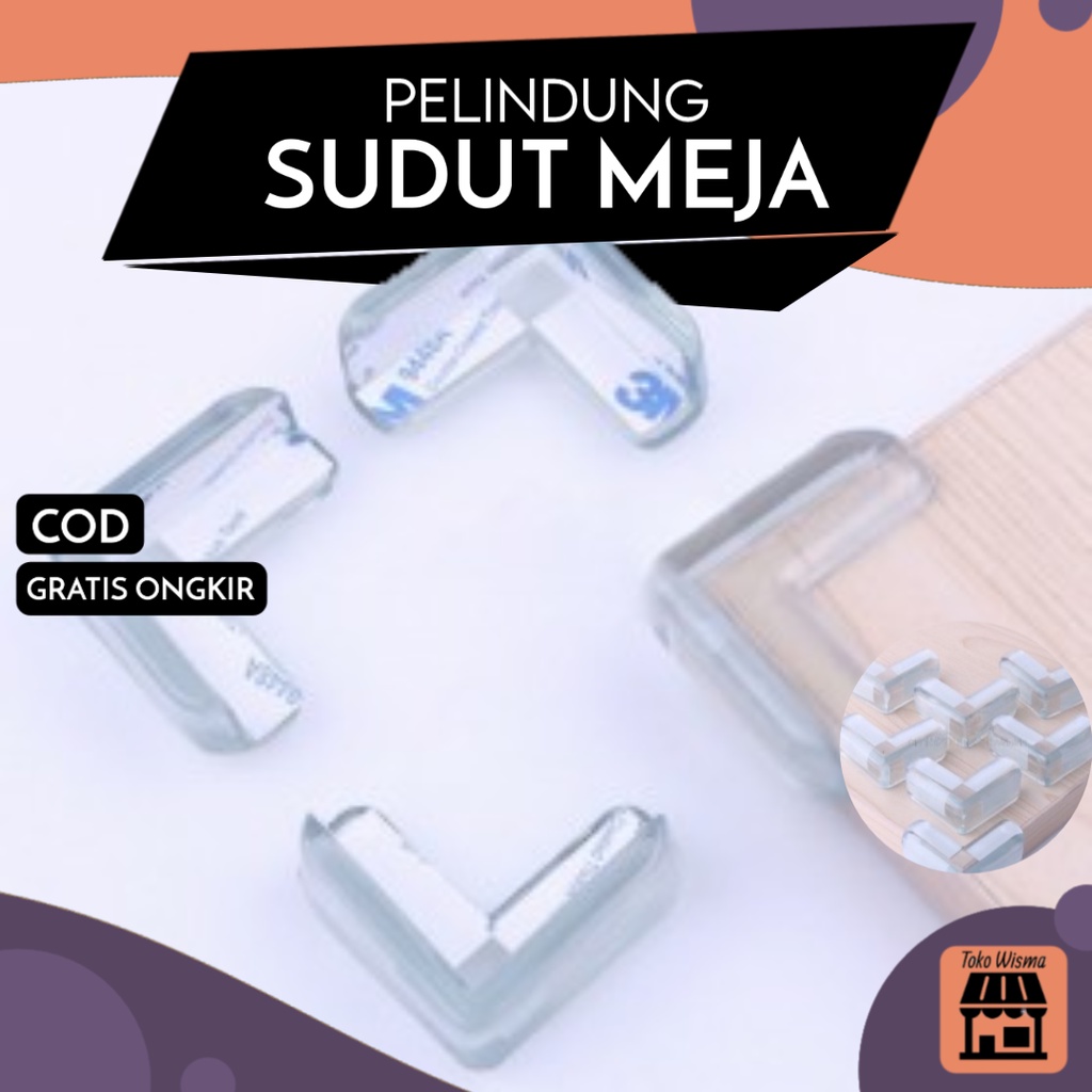Jual Pengaman Pelindung Siku Sudut Kaca/Meja Kotak Safety Guards ...