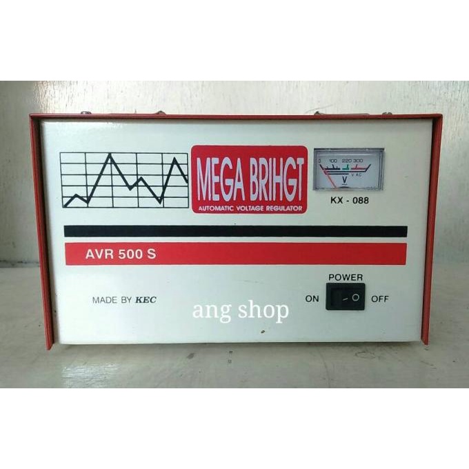 Jual Stavolt / Stabilizer Mega Bright 500VA / Automatic Voltage ...