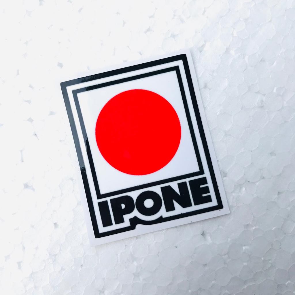 Jual Sticker Oli Ipone Kotak Bahan Orajet dan Hologram Laminasi Glossy ...