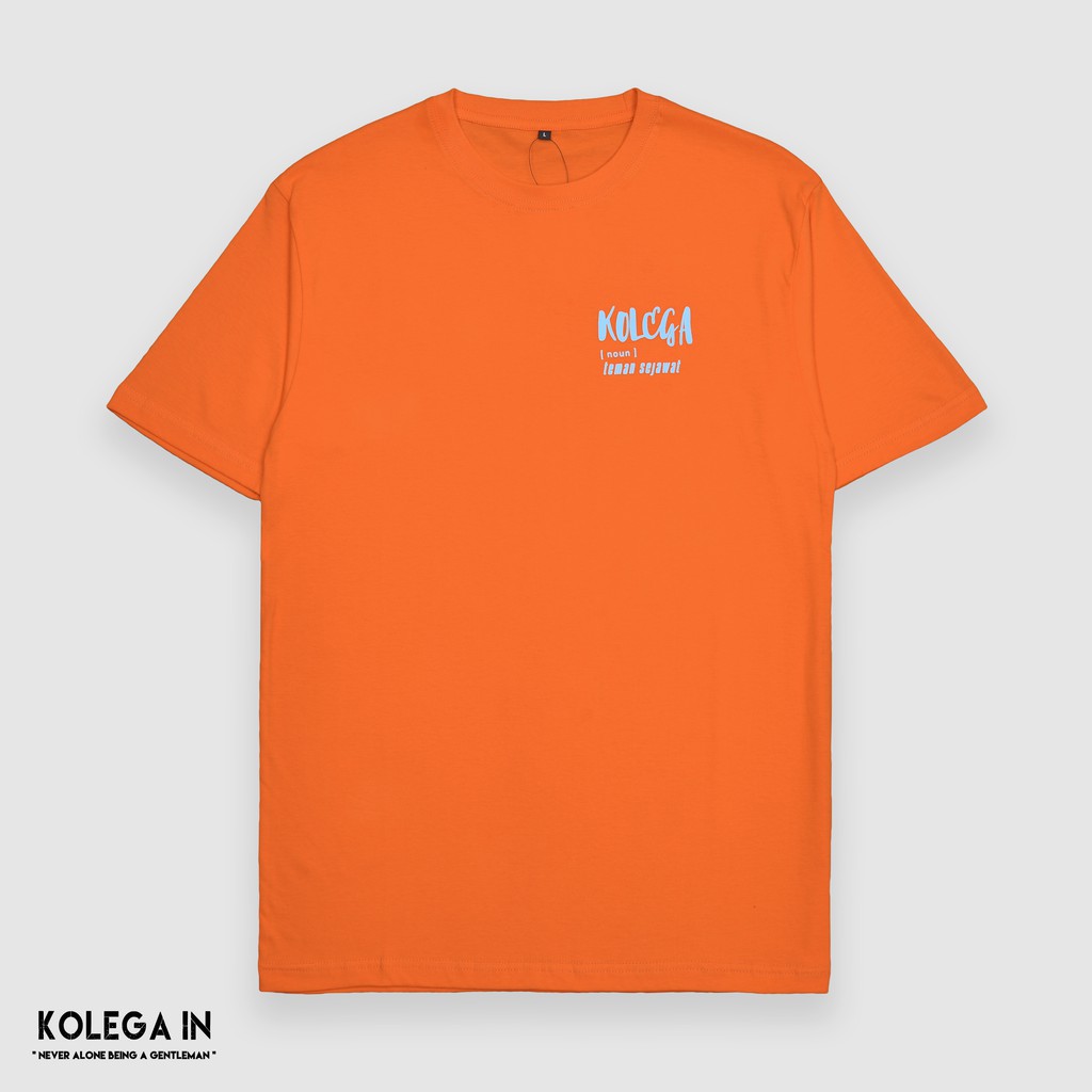 Jual Kolega In T-Shirt Orange - Kolega Teman Sejawat | Shopee Indonesia