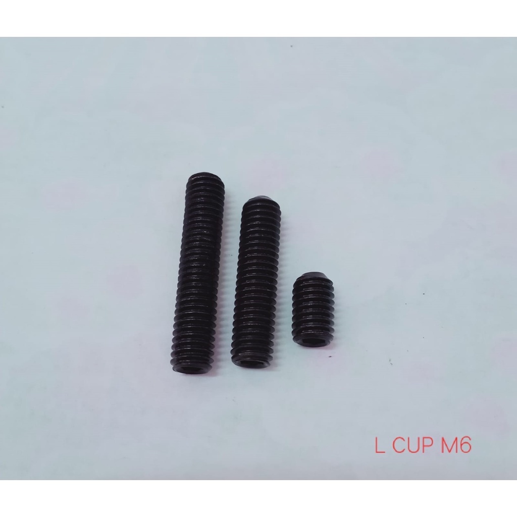 Jual Baut tanam m6/Set L cup m6 hitam DRAT HALUS KUNCI L3 murah ...