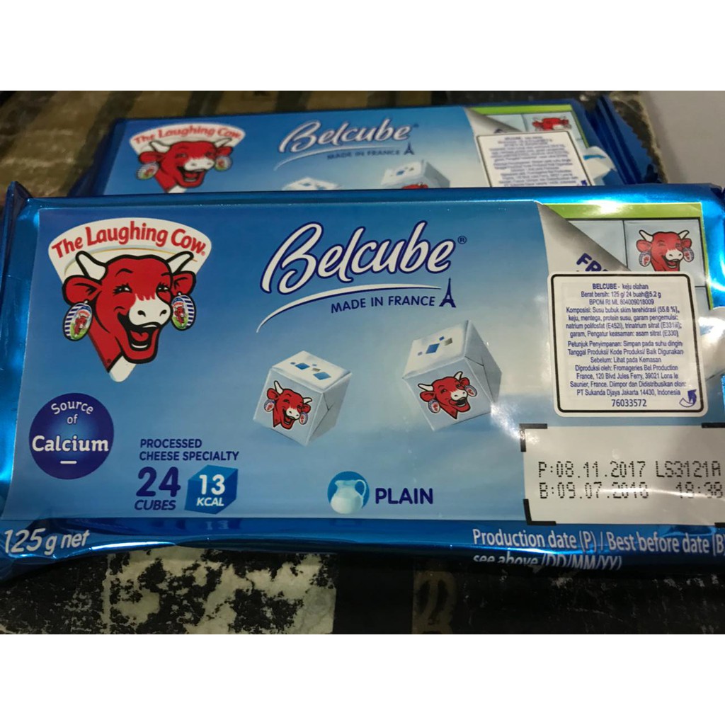 Jual Keju Belcube / Belcube Cheese Spread 125gr / Keju Bayi | Shopee ...
