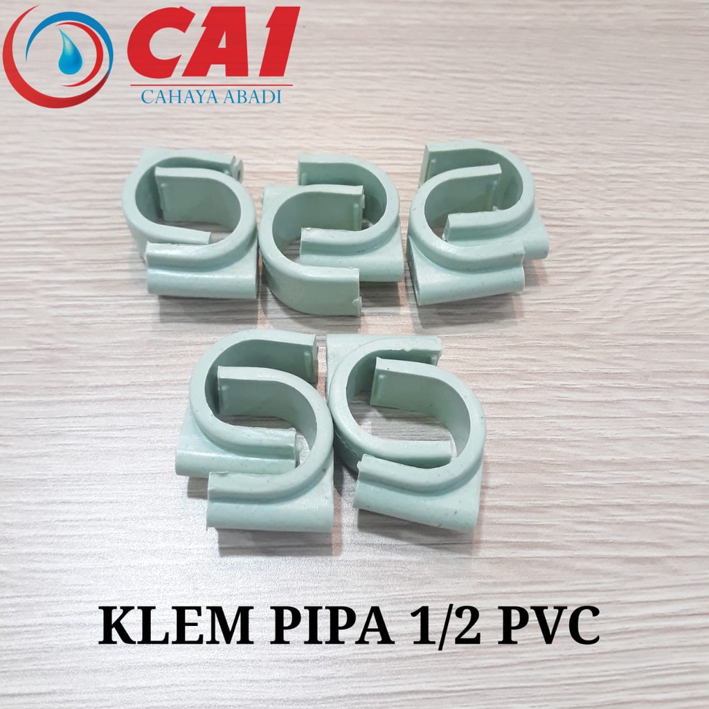 Jual KLEM - PIPA - PVC - 1/2 INCH - ISI 10PCS | Shopee Indonesia