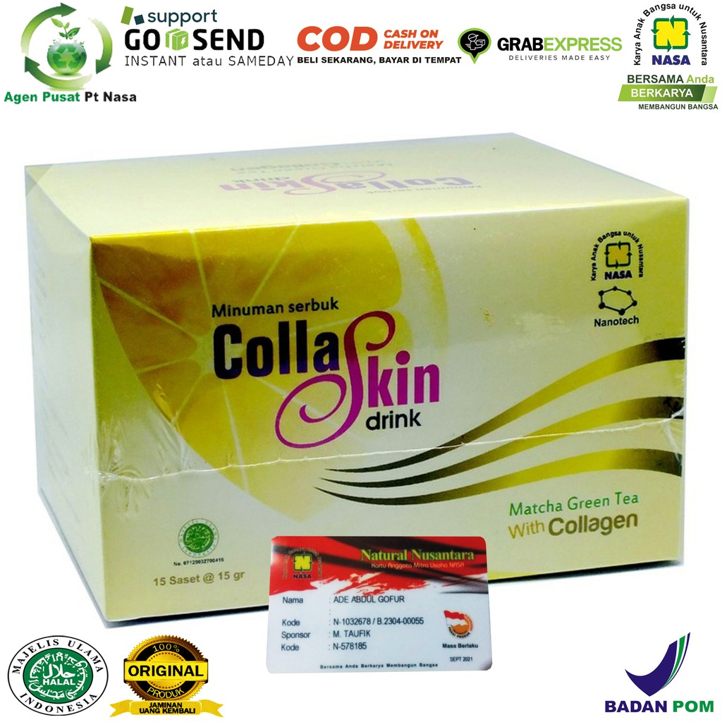 Jual Collaskin Drink Original NASA - Minuman Kecantikan Mencerahkan ...