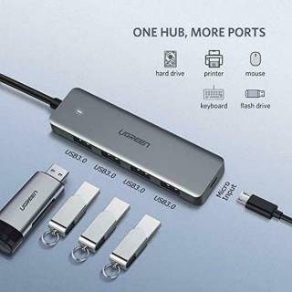 Jual Ugreen 50985 Hub Splitter Usb 3.0 4 Ports High Speed - Hub Ugreen ...