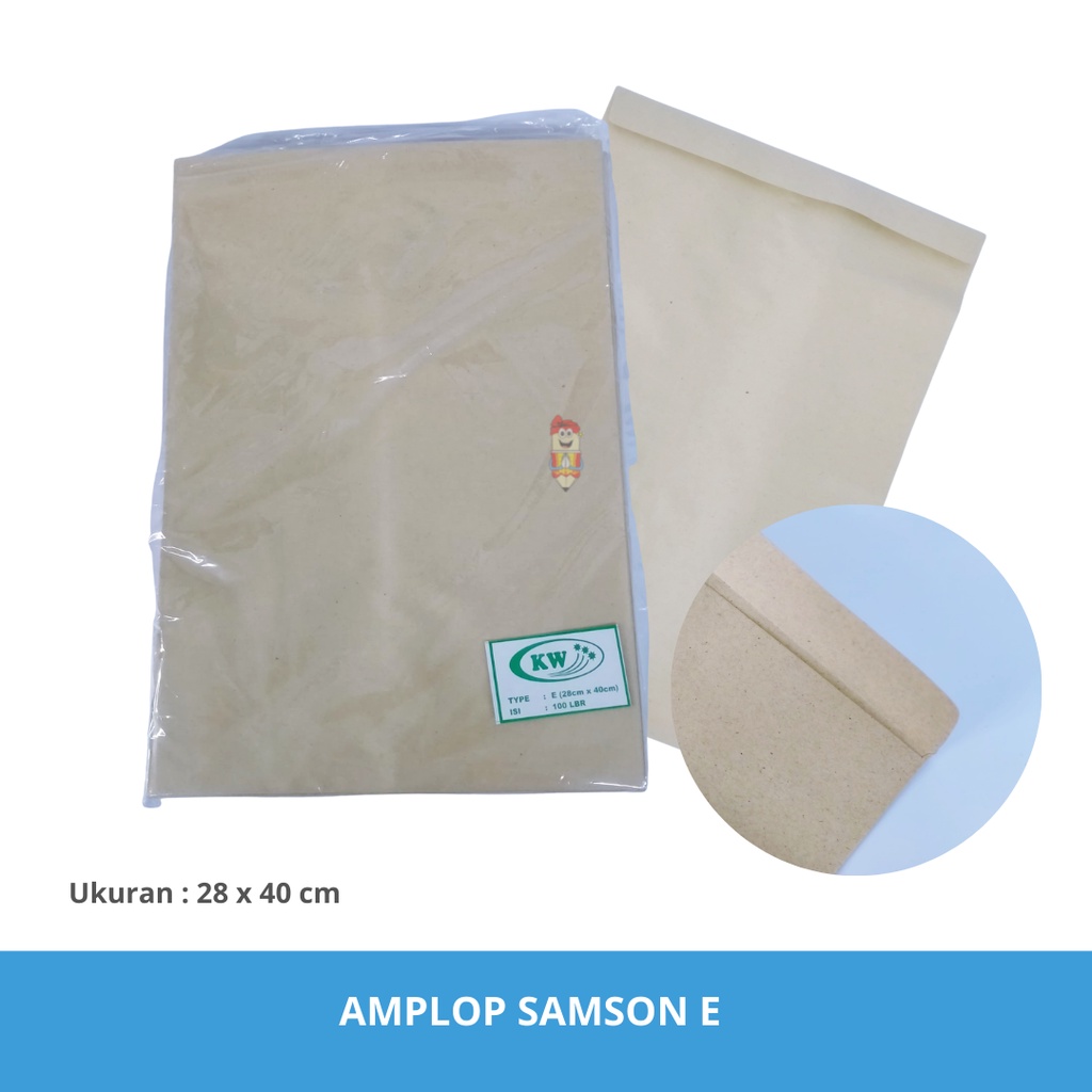 Jual Amplop Coklat / Amplop Samson E | Shopee Indonesia