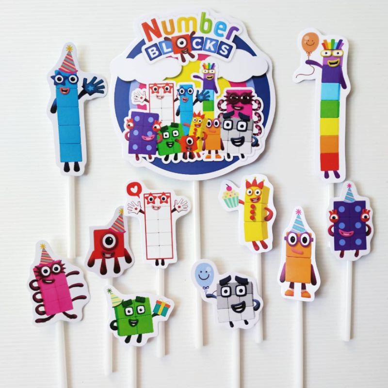 Jual CAKE TOPPER NUMBER BLOCKS | Shopee Indonesia