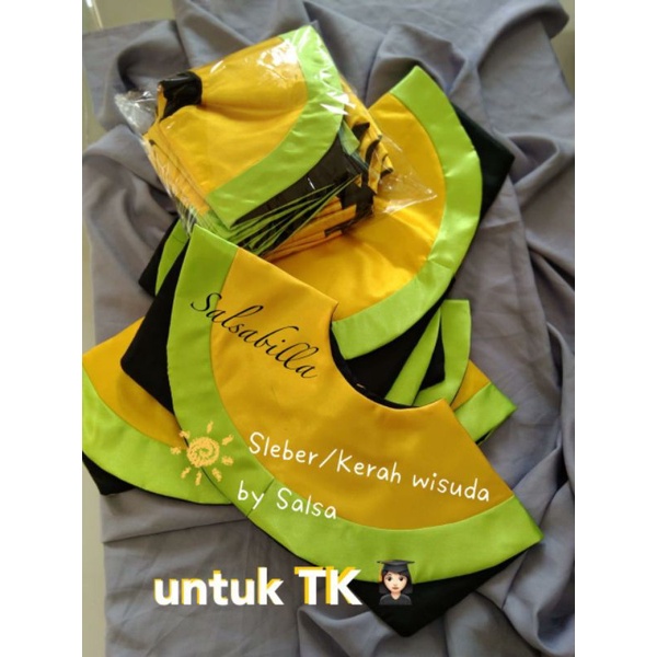 Jual Sleber / kerah wisuda Anak TK [ Bisa custom order satuan ...