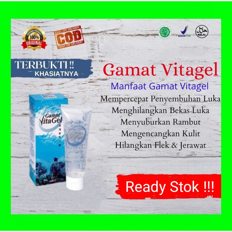 Jual GAMAT VITAGEL K-LINK INDONESIAl Menghilangkan bekas luka l Mengencangkan kulit l | Shopee ...