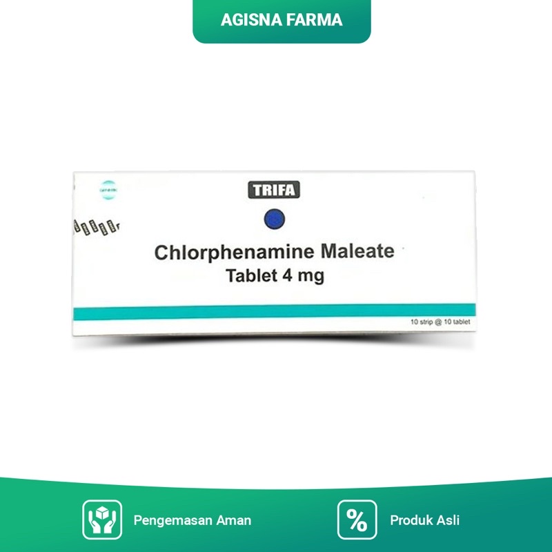 Jual Chlorphenamine maleate 4mg perbox PT TRIFA | Shopee Indonesia
