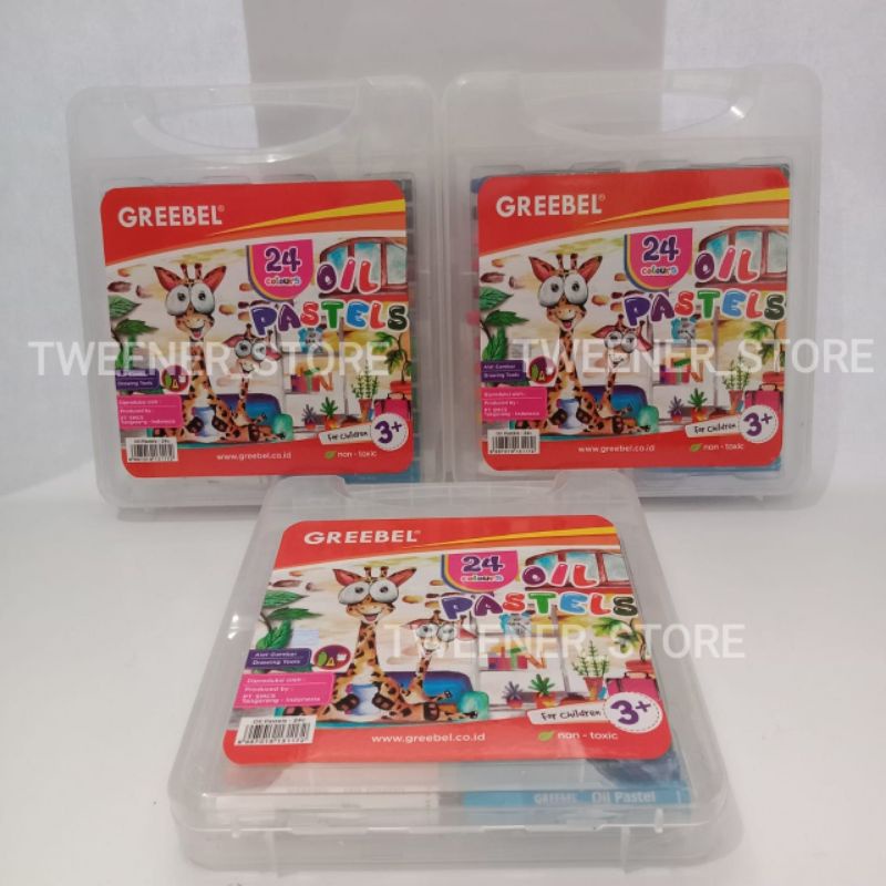 Jual Greebel Oil Pastel 24 Colour | Crayon Krayon | Shopee Indonesia