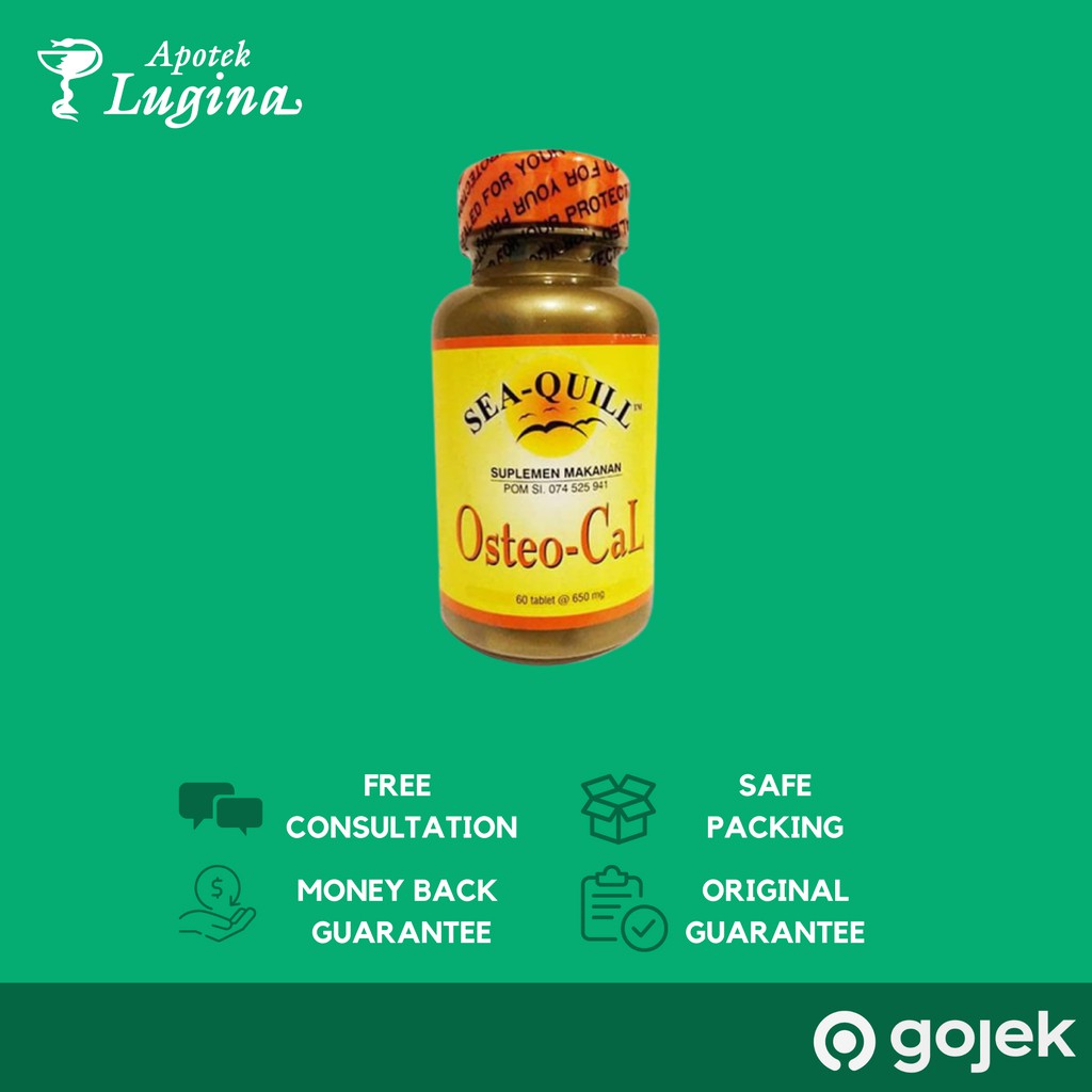 Jual SEA-QUILL OSTEO-CAL - 60 TABLET | Shopee Indonesia