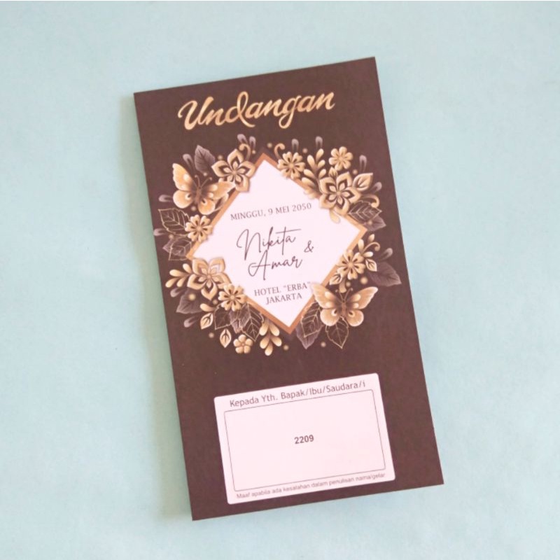 Jual Undangan Erba 2209 BACA DESKRIPSI | Shopee Indonesia