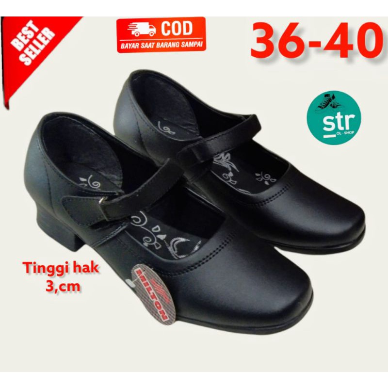 Jual SEPATU PANTOPEL WANITA MILTON LDR,FORMAL GURU, SEPATU KERJA WANITA ...