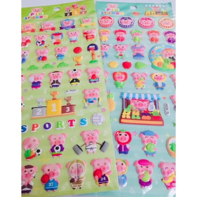 Jual Stiker Babi Pig Sticker Timbul | Shopee Indonesia