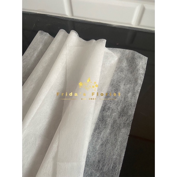 Jual KERTAS TISSUE BUKET KAIN TISSUE METERAN PUTIH MURAH THIN TISSUE ...