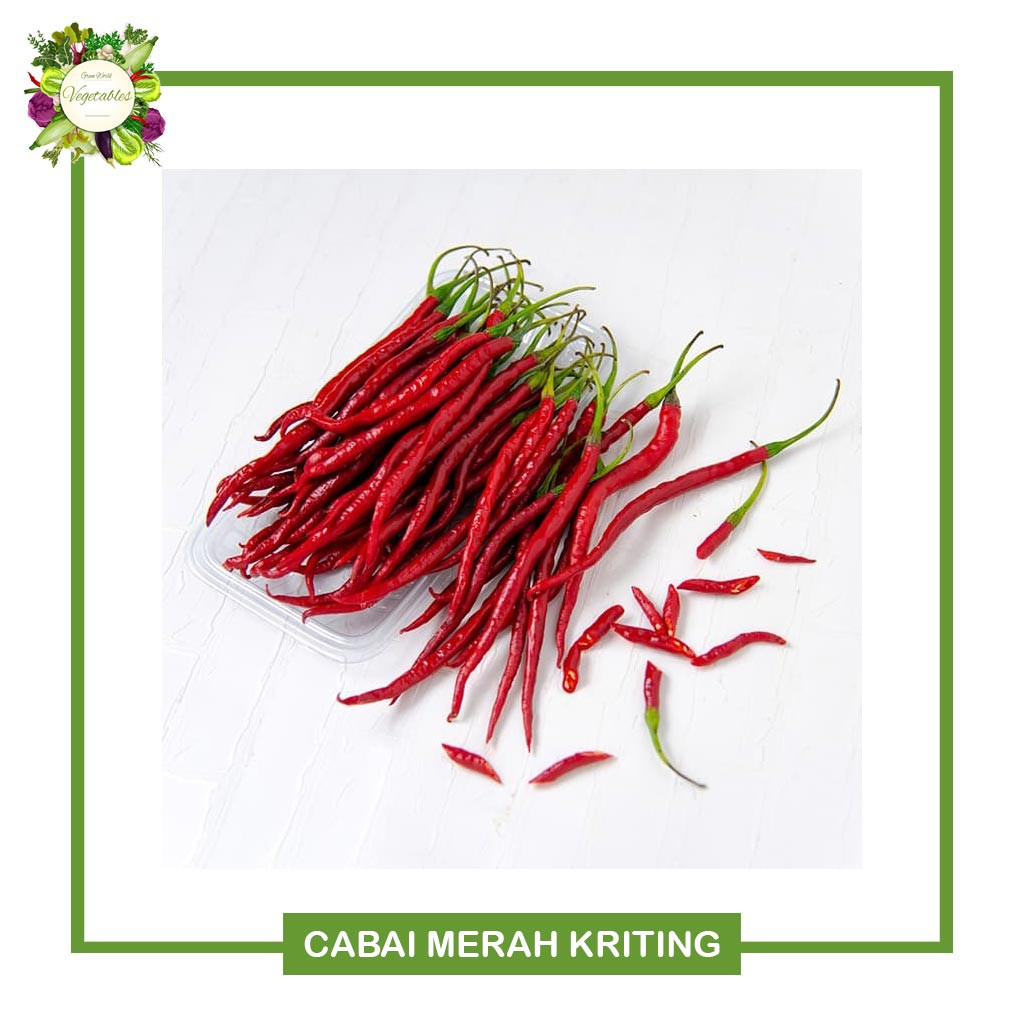 Jual Cabe Merah Kriting / Cabai Merah Kriting 100 Gram - Gerai Sayur ...