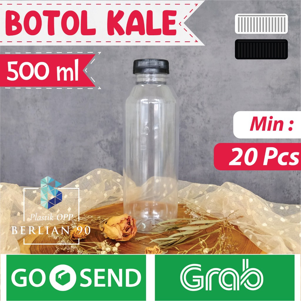 Jual BOTOL KALE 500 ML ISI 30 PCS / BOTOL PLASTIK / BOTOL KOPI ISI ...