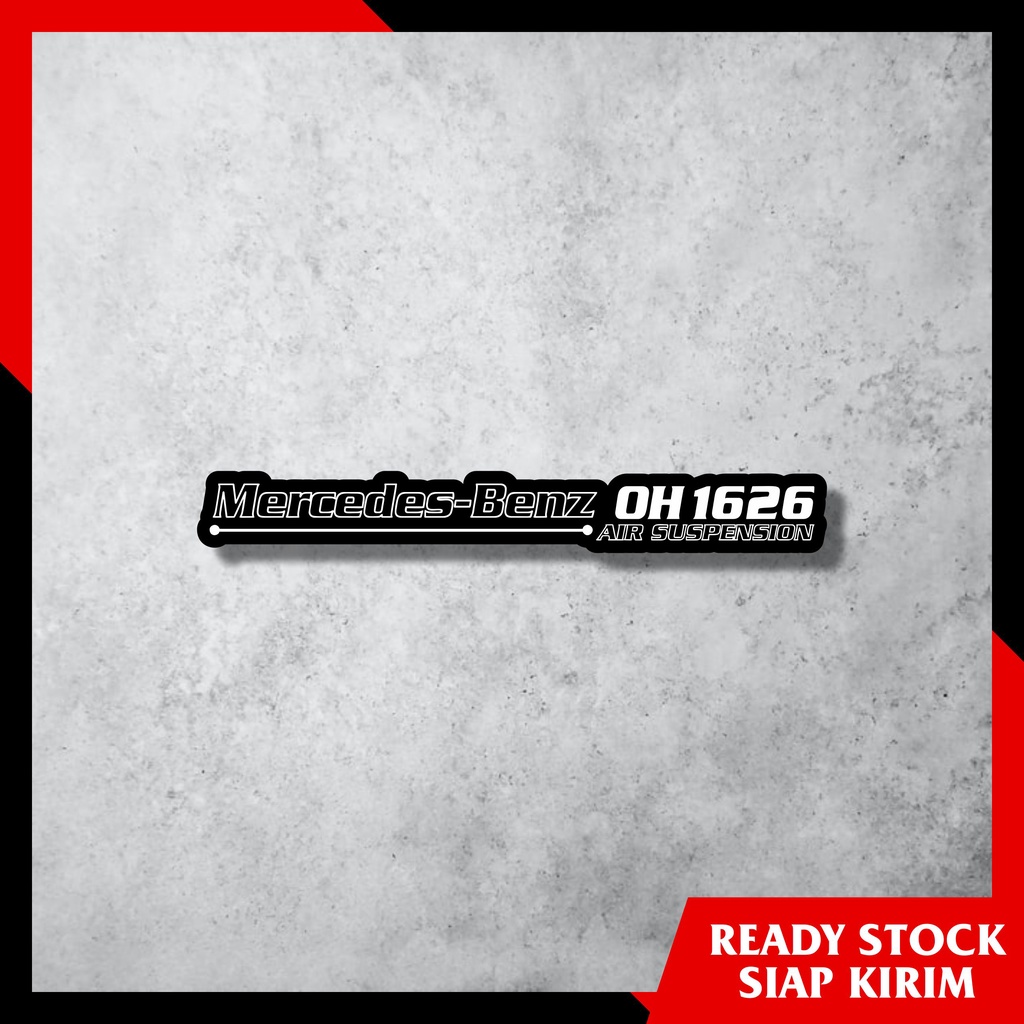 Jual Stiker MERCEDES BENZ OH 1626 AIR SUSPENSION - Sticker Bismania ...