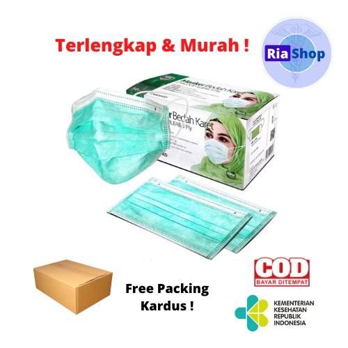 Jual MASKER HIJAB ONEMED / MASKER BEDAH KARET 3 PLY | MASKER MEDIS ... Jual MASKER HIJAB ONEMED / MASKER BEDAH KARET 3 PLY | MASKER MEDIS ...