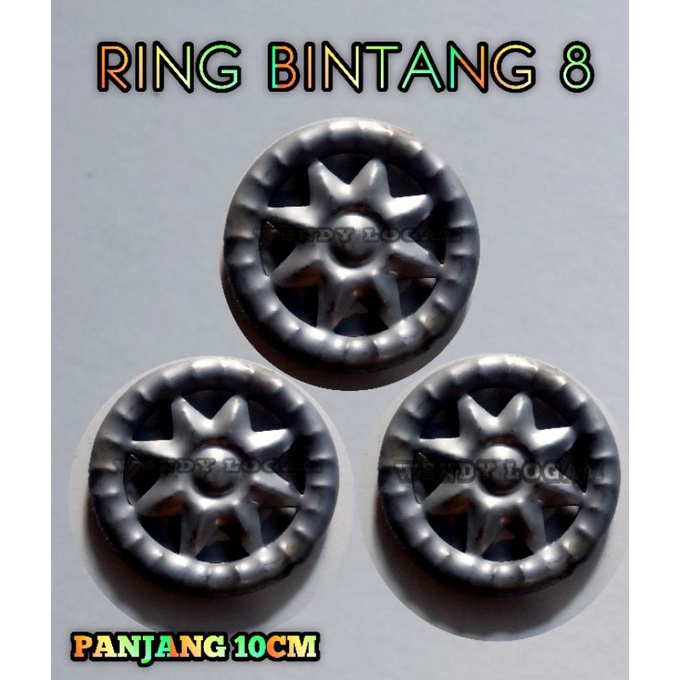 Jual RING BINTANG 8 /HIASAN PAGAR ORNAMEN PAGAR BESI 5PCS | Shopee ...