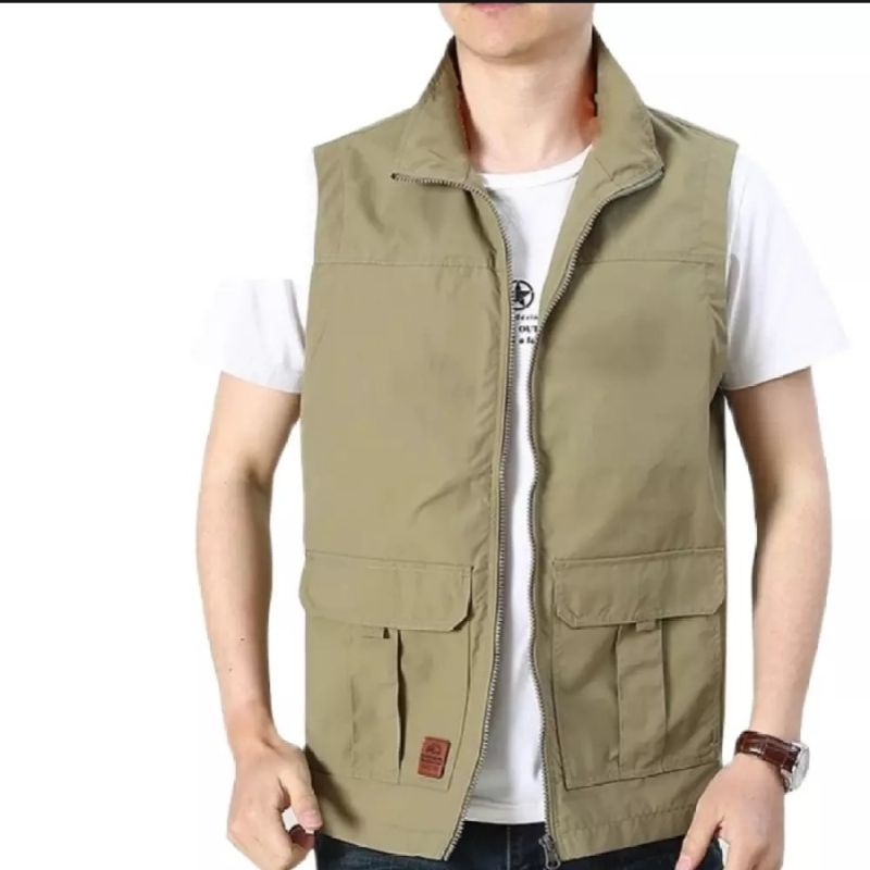 Jual rompi pria dewasa , rompi polos .rompi motor , rompi wartawan ...