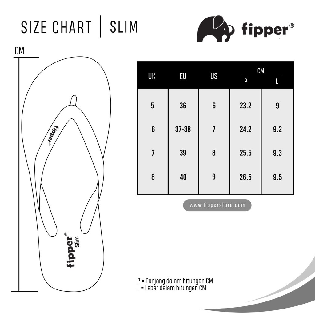 Jual Fipper - Slim Black / Black | Shopee Indonesia