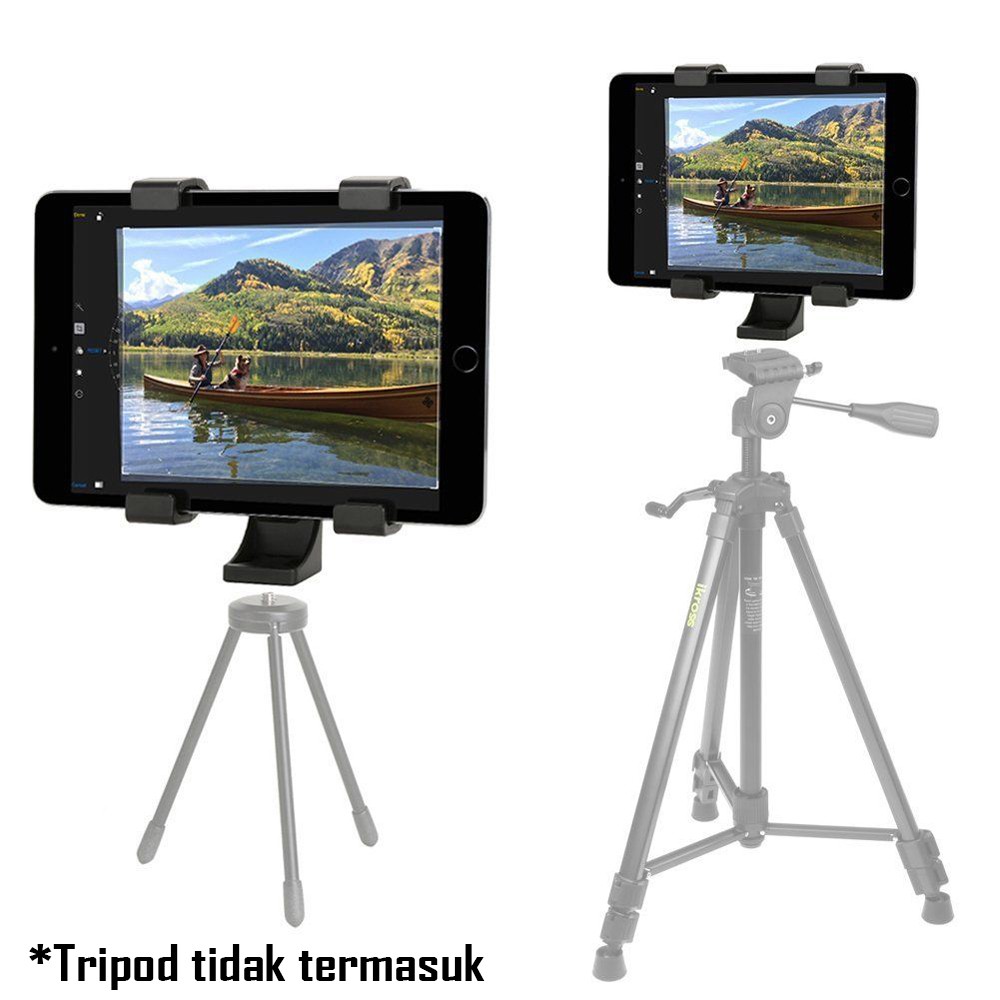 Jual Holder Tablet iPad Tab untuk Tripod Monopod Tongsis Bracket Rak ...