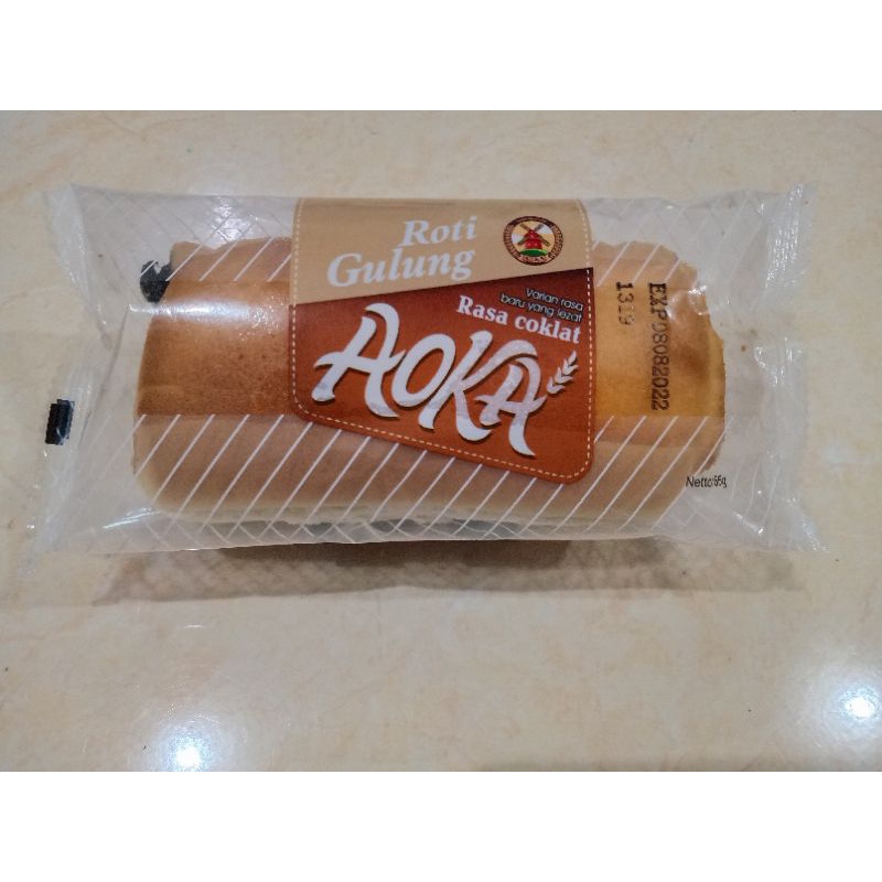 Jual Lezatsehat - Aoka Roti Gulung Varian Baru Rasa Coklat | Shopee ...