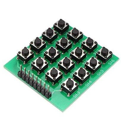 Jual 4 x 4 4x4 Matrix 16 Keypad Keyboard Module 16 Button MCU for ...